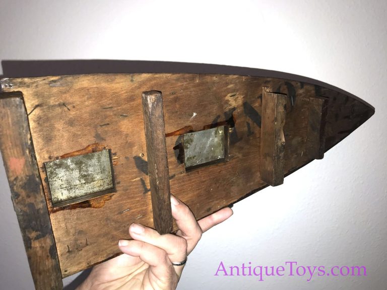German Tin Ship Toy For Sale, early 1900s *SOLD* - AntiqueToys.com ...