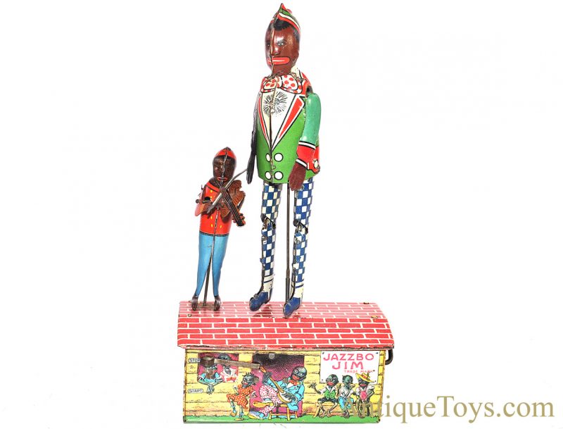 Unique Art Mfg. Co. Jazzbo-Jim “The Dancer on the Roof” Tin Lithograph ...