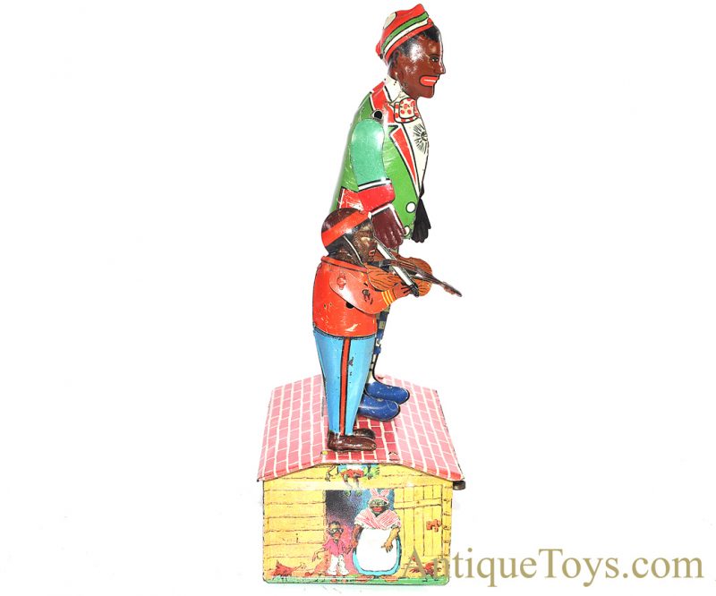 Unique Art Mfg. Co. Jazzbo-Jim “The Dancer on the Roof” Tin Lithograph ...