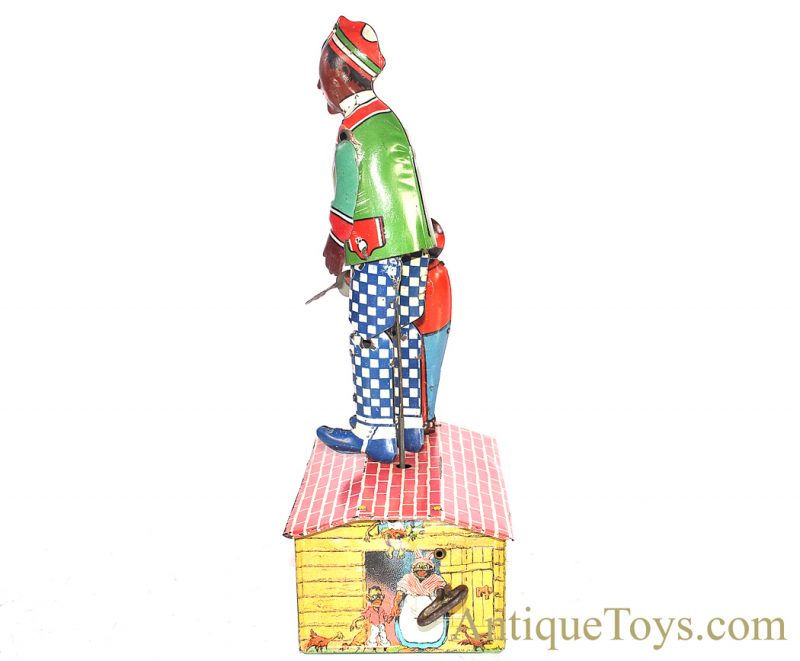 Unique Art Mfg. Co. Jazzbo-Jim “The Dancer on the Roof” Tin Lithograph ...