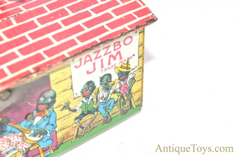 Unique Art Mfg. Co. Jazzbo-Jim “The Dancer on the Roof” Tin Lithograph ...