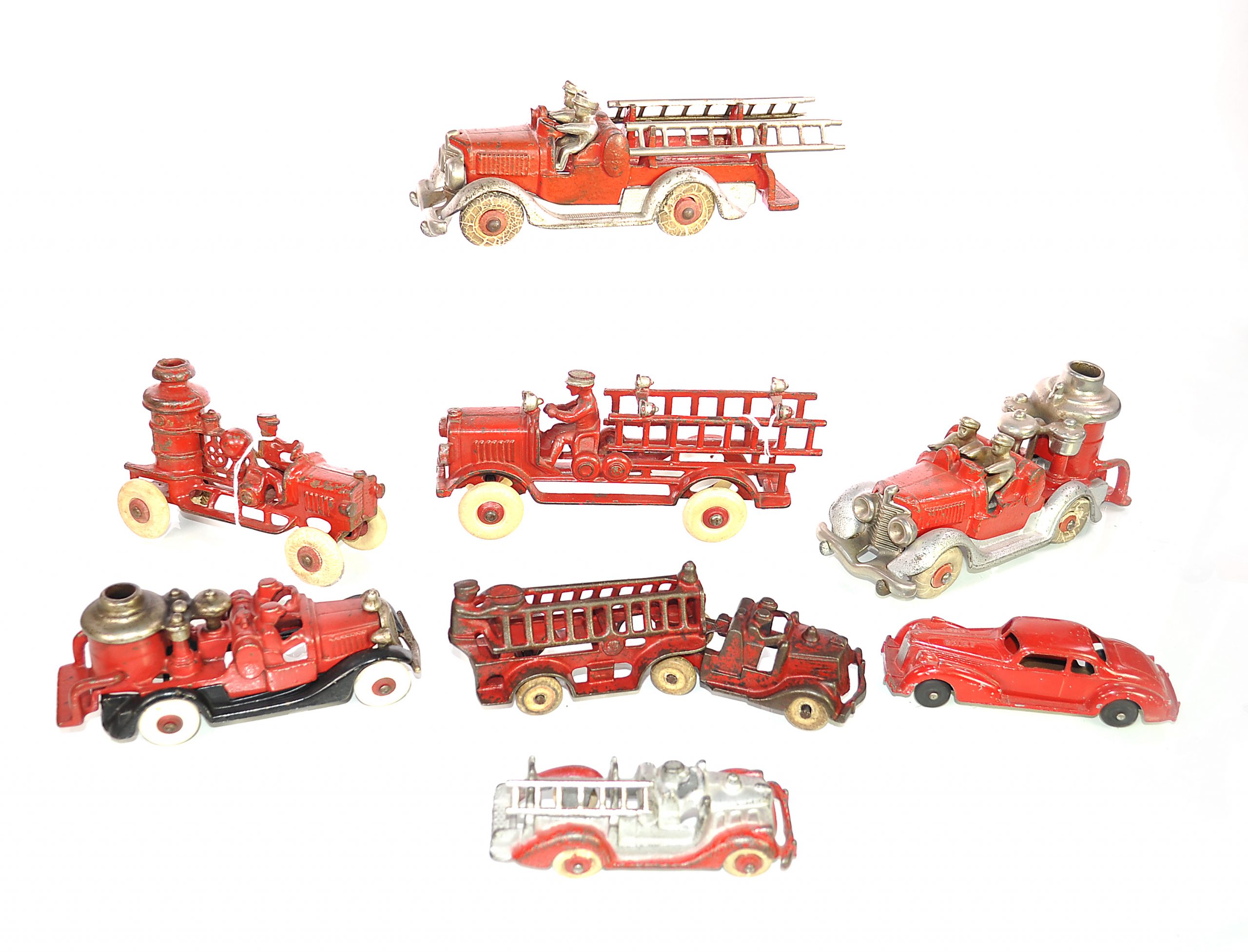 Antique Anthology of Fire Engine Ladder Trucks & Pumpers Collection of ...