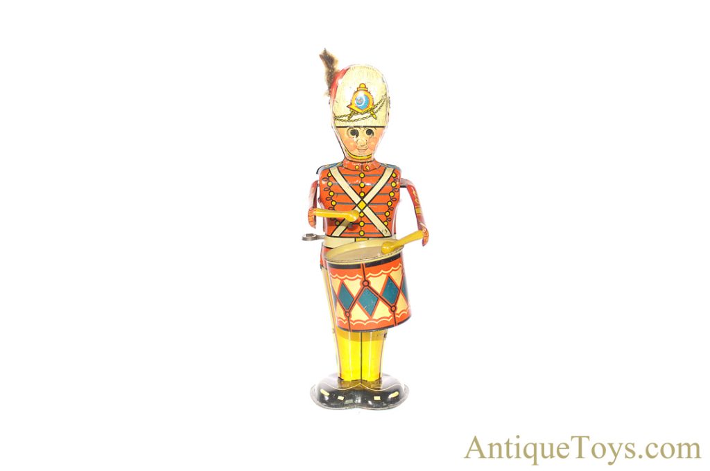 Marx Tin Lithographed Windup “George the Drummer Boy” with Box for Sale ...