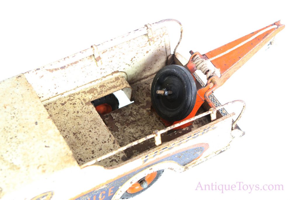 Buddy L Pressed Steel Firestone Tire & Tow Truck *SOLD* – AntiqueToys ...