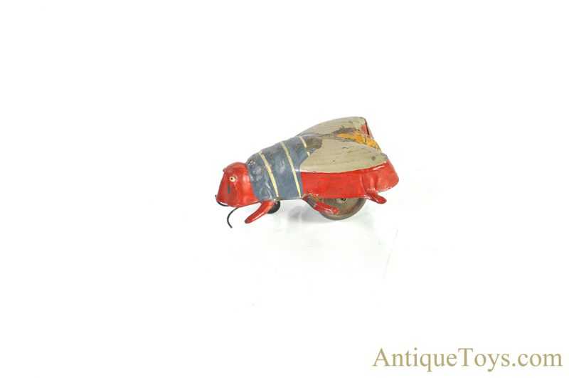 Likely ca. 1900 S.G. Gunthermann Tin Hand Painted Windup Fly German Toy ...