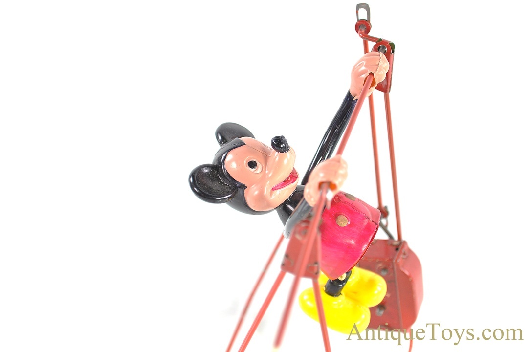 Linemar Marx Tin Lithographed Windup Walt Disney Mickey Mouse “Gym Toys ...