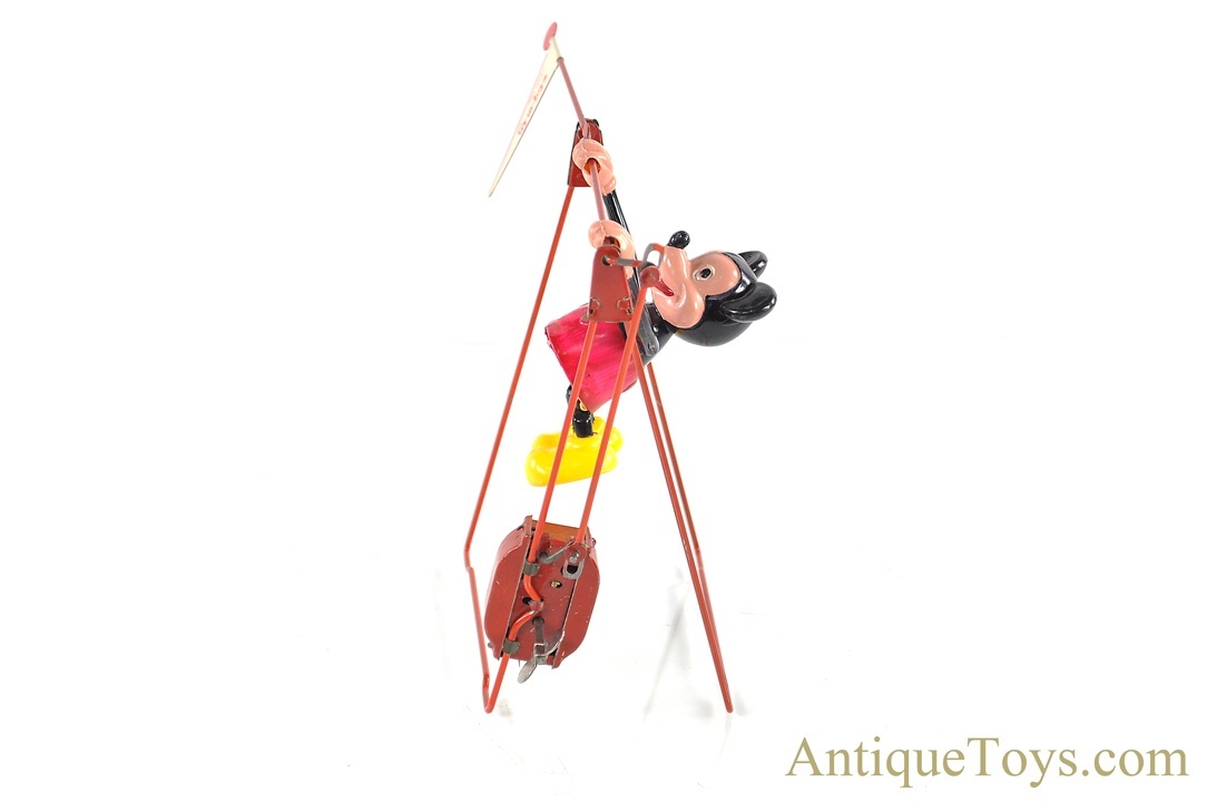 Linemar Marx Tin Lithographed Windup Walt Disney Mickey Mouse “Gym Toys ...