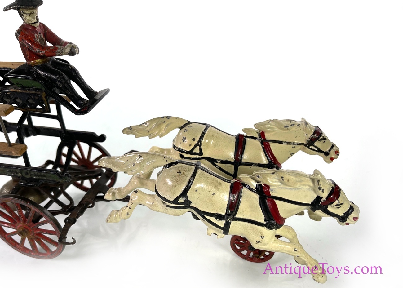 Pratt & Letchworth Horse Drawn Fire Ladder *SOLD* – AntiqueToys.com ...