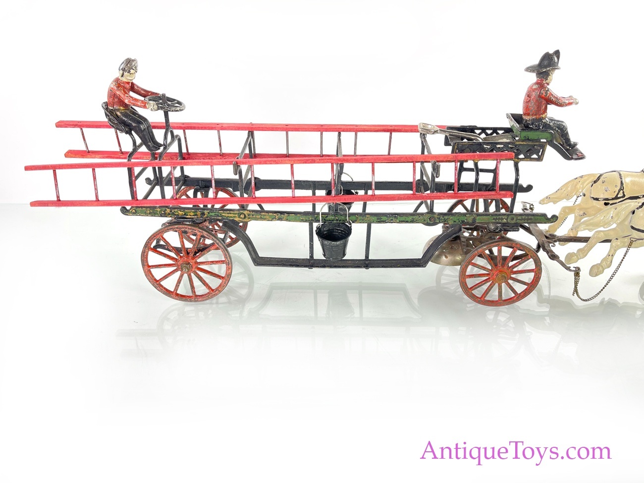 Pratt & Letchworth Horse Drawn Fire Ladder *SOLD* – AntiqueToys.com ...