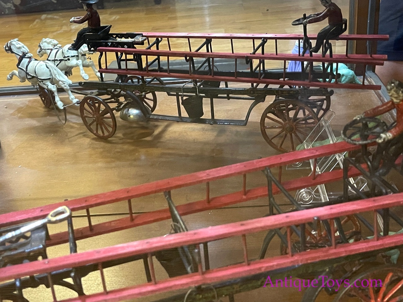 Pratt & Letchworth Horse Drawn Fire Ladder *SOLD* – AntiqueToys.com ...