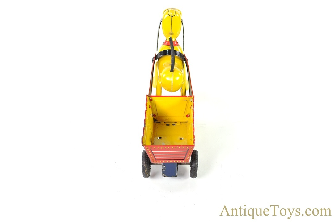 Linemar Marx Tin Lithographed Friction Walt Disney “Pluto with Cart ...
