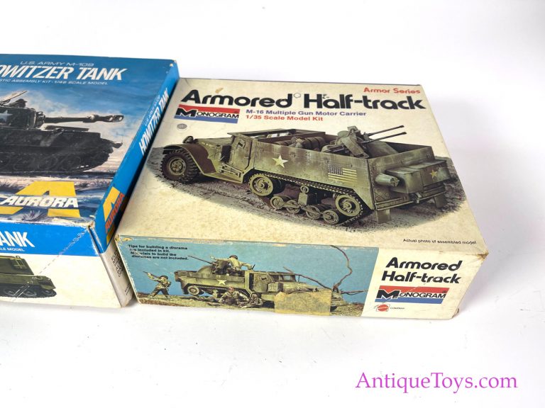 Vintage Tank and Half Track Model Kits *SOLD* – AntiqueToys.com ...