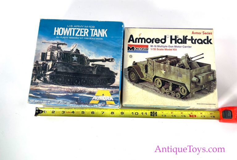 Vintage Tank and Half Track Model Kits *SOLD* – AntiqueToys.com ...