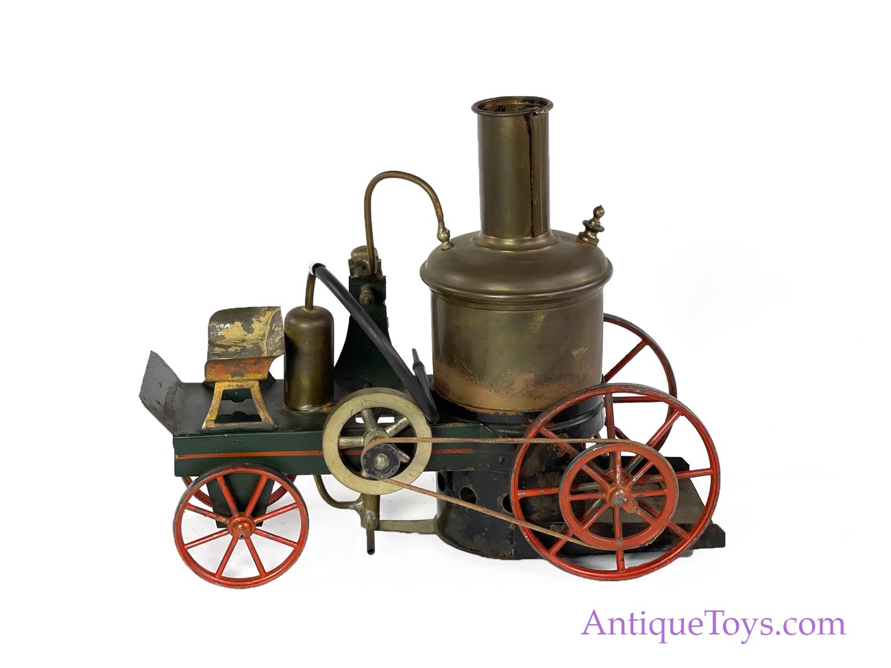 Schöenner of Germany ca. 1895 Brass and Tin Fire Pumper Steam Toy for ...