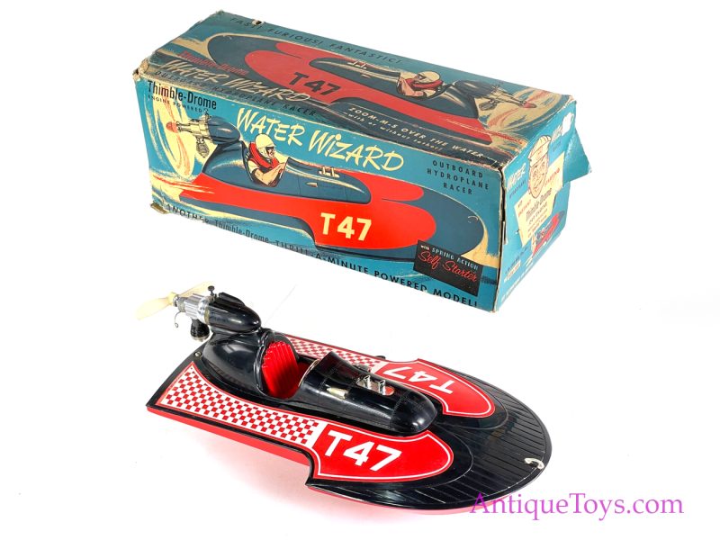 Cox Water Wizard Thimble-Drome Race Boat in Box with Accessories *SOLD ...