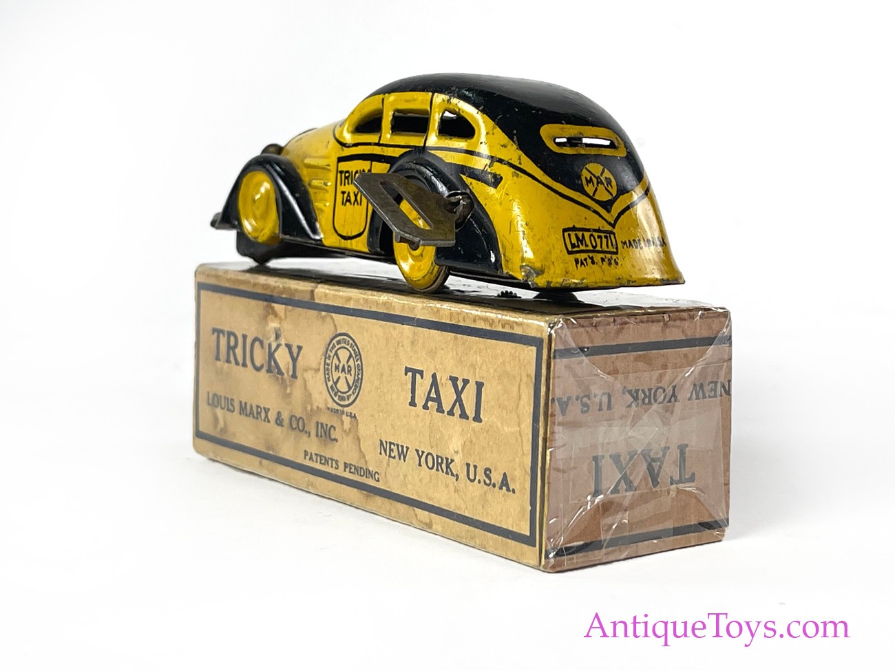 Marx Tin Lithographed Windup “Tricky Taxi” with Box *SOLD ...