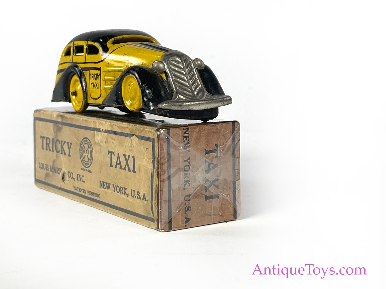 Marx Tin Lithographed Windup “Tricky Taxi” with Box *SOLD ...