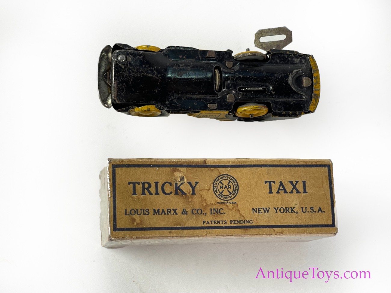 Marx Tin Lithographed Windup “Tricky Taxi” with Box *SOLD ...