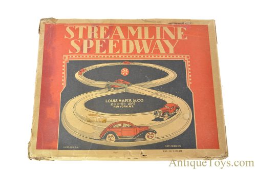 Marx Tin Lithographed Windup “Streamline Speedway” with Box *SOLD ...