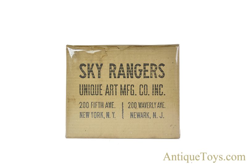 Unique Art ca. 1930’s Tin Lithographed Windup “Sky Rangers” Zeppelin ...