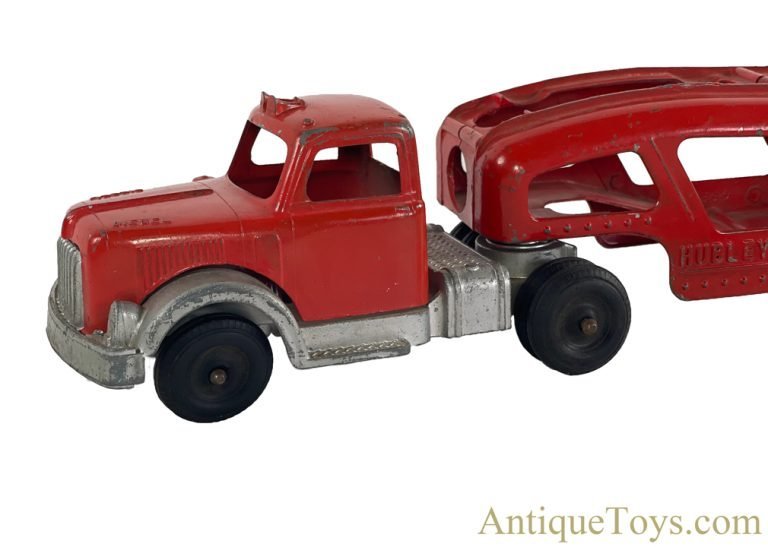Hubley Kiddie Toys ca. 1955 Diecast #492 "Hubley Transport" Car Hauler ...