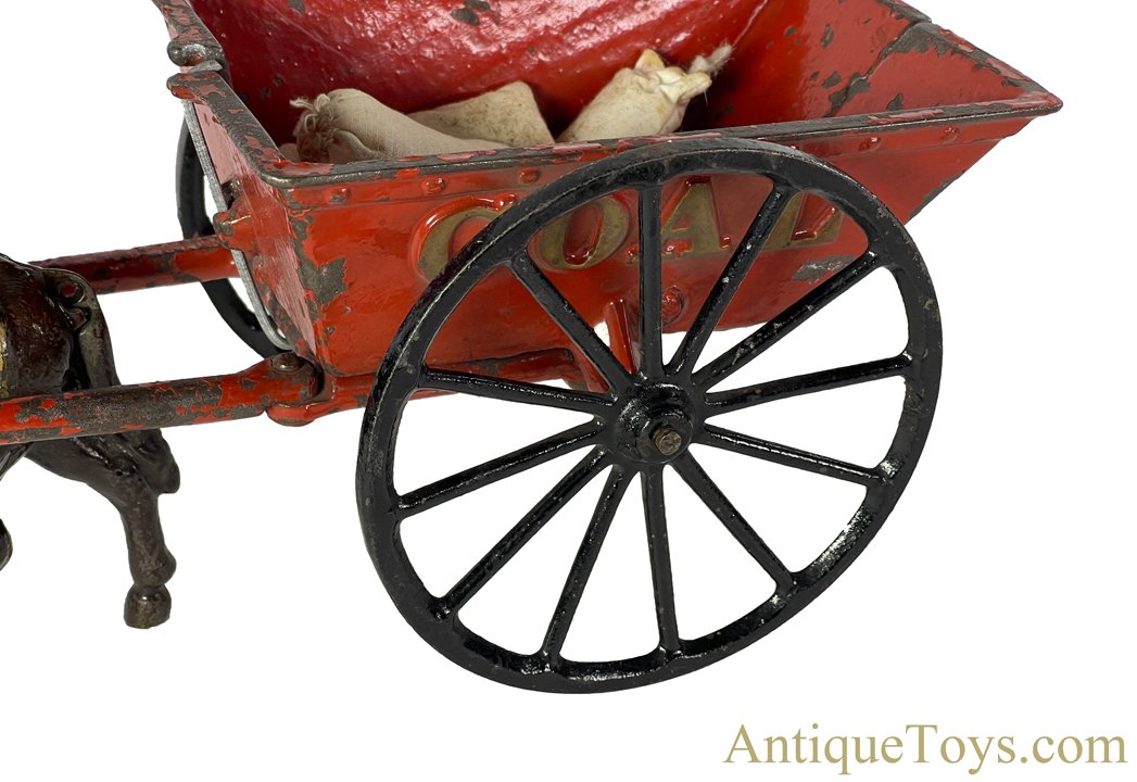 William Shimer & Sons Co. Cast Iron No. 15 Donkey Drawn “Dumping Cart ...