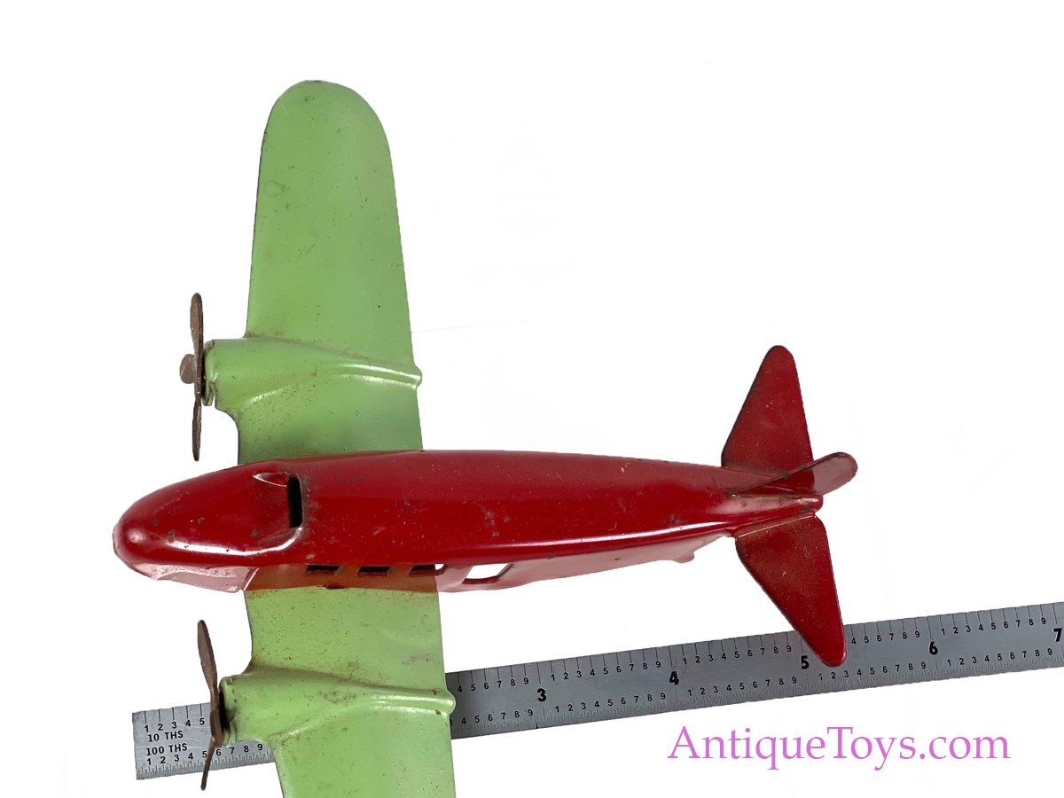 Wyandotte Toys All Metal Products Company Pressed Steel DC-3 Airplane ...
