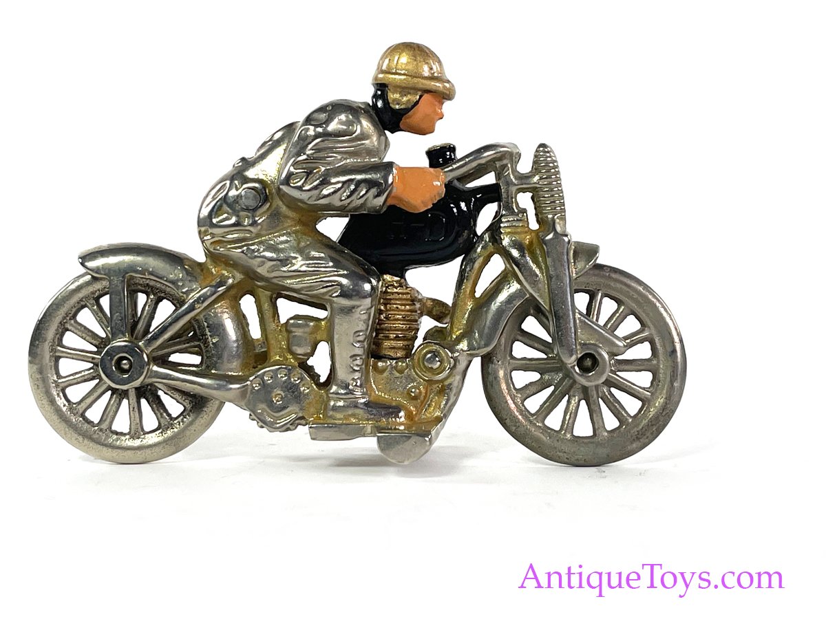 Ironman Toys Limited Edition Hubley Cast Iron Nickel Plated Harley ...