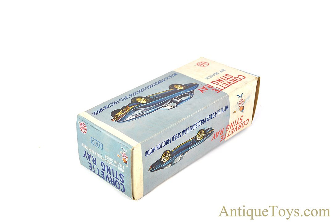 Marx Plastic Friction Red “Corvette Stingray” in Box *SOLD ...