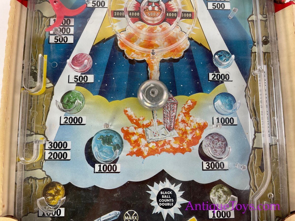 Marx Moon Shot Rocket Pinball with Cardboard Package *SOLD ...