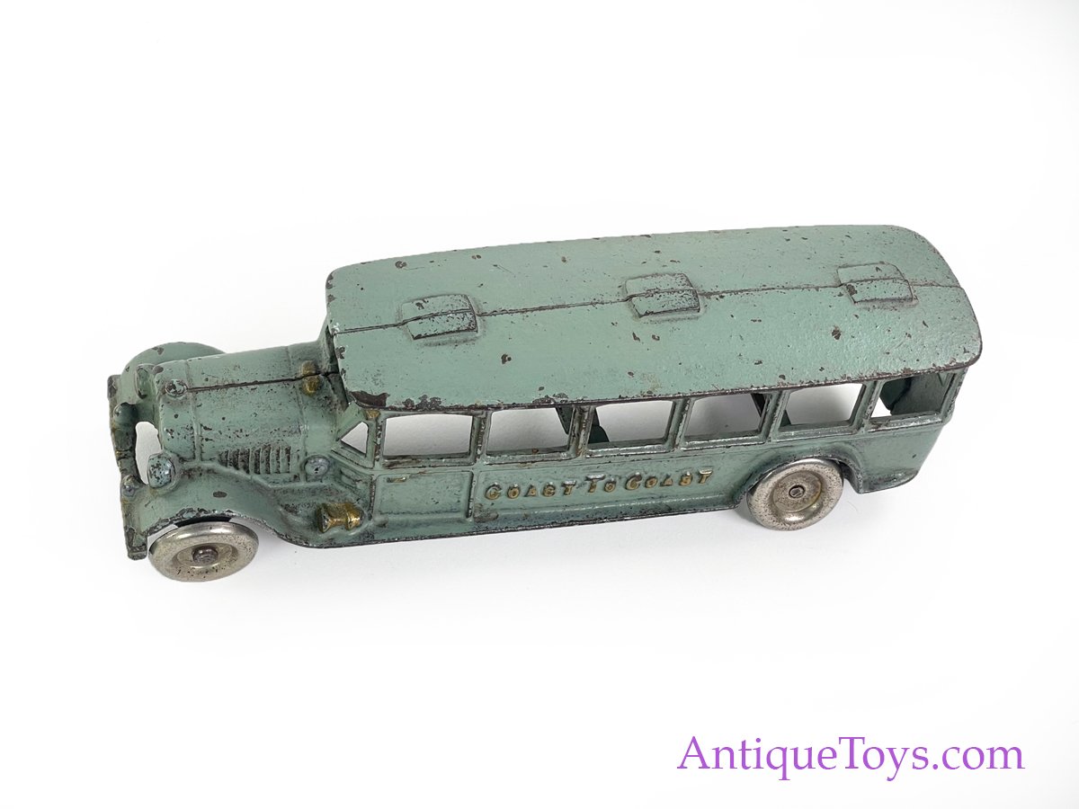 Hubley Coast to Coast Cast Iron Bus *SOLD* – AntiqueToys.com – Antique ...
