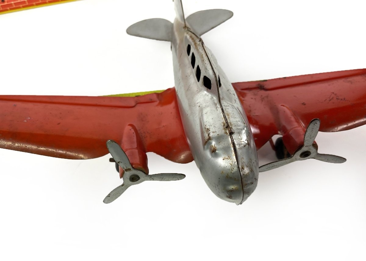 Marx ca. Pressed Steel Bomber *SOLD* – AntiqueToys.com – Antique Toys ...