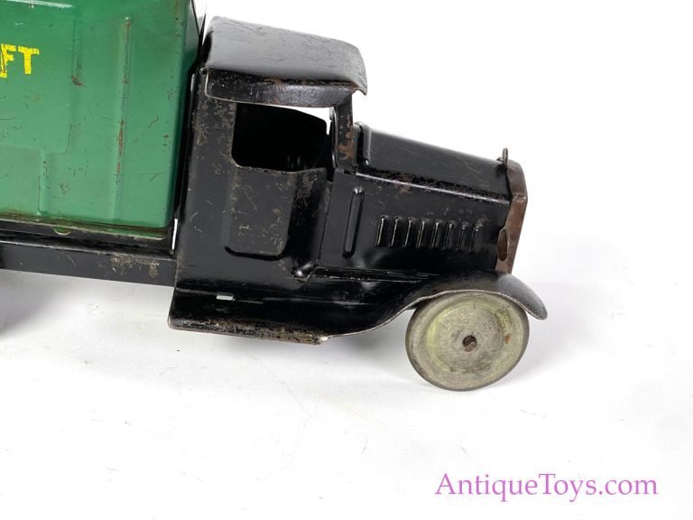 Metalcraft Pressed Steel Box Truck *SOLD* – AntiqueToys.com – Antique ...