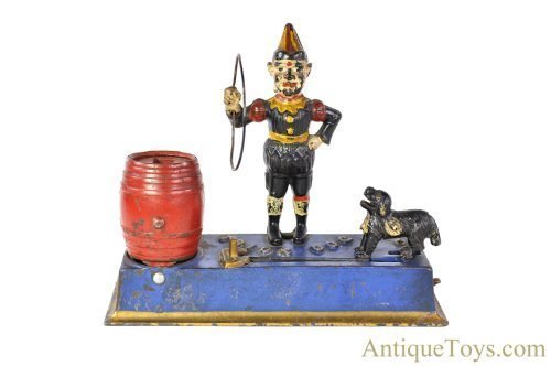 Hubley Cast Iron Mechanical “Trick Dog” Bank *SOLD* – AntiqueToys.com ...